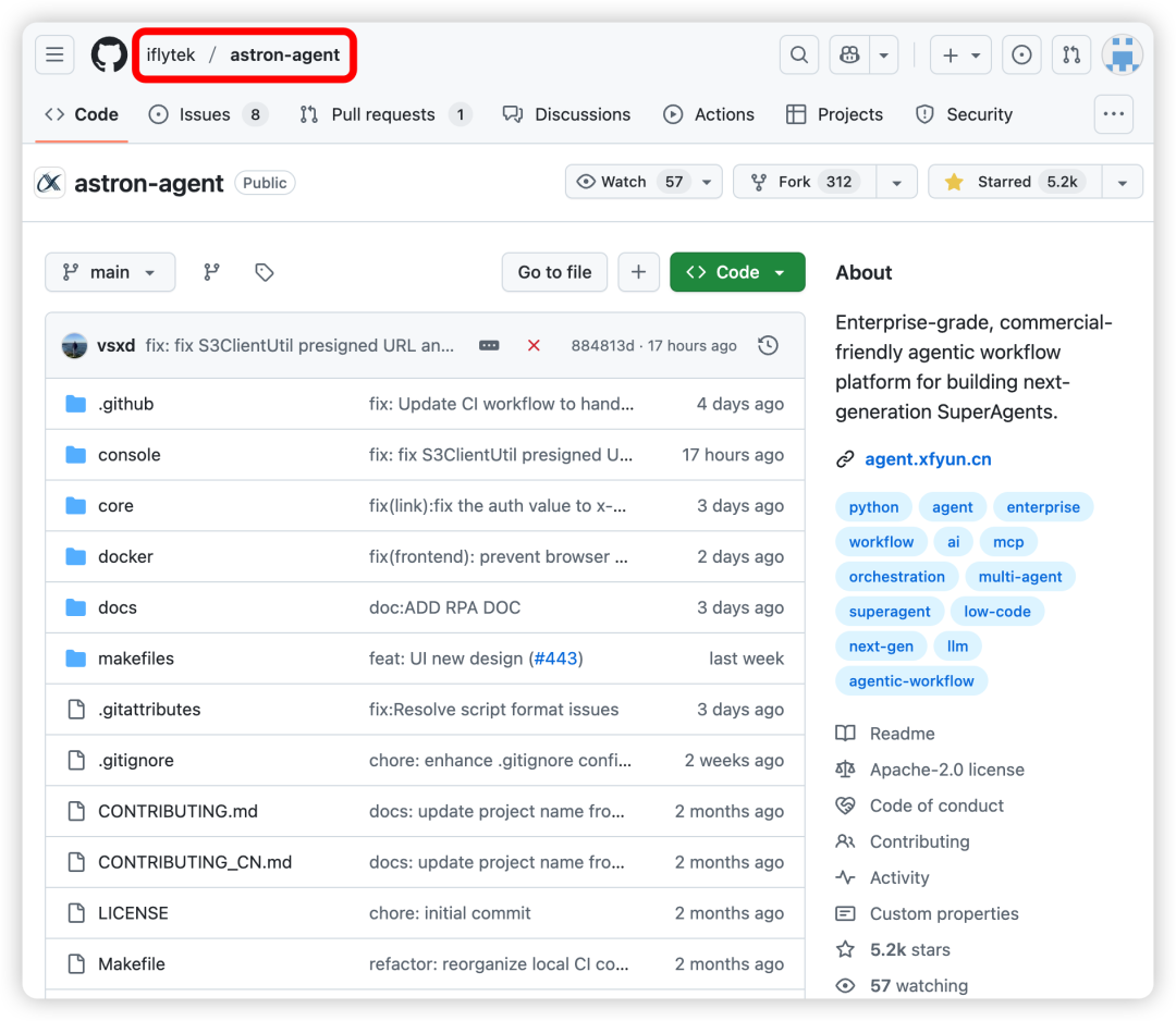 GitHub爆火的开源项目！零代码打造AI应用 - 科大讯飞Astron-Agent本地部署全解析！_人工智能_LLand520-北京朝阳AI社区