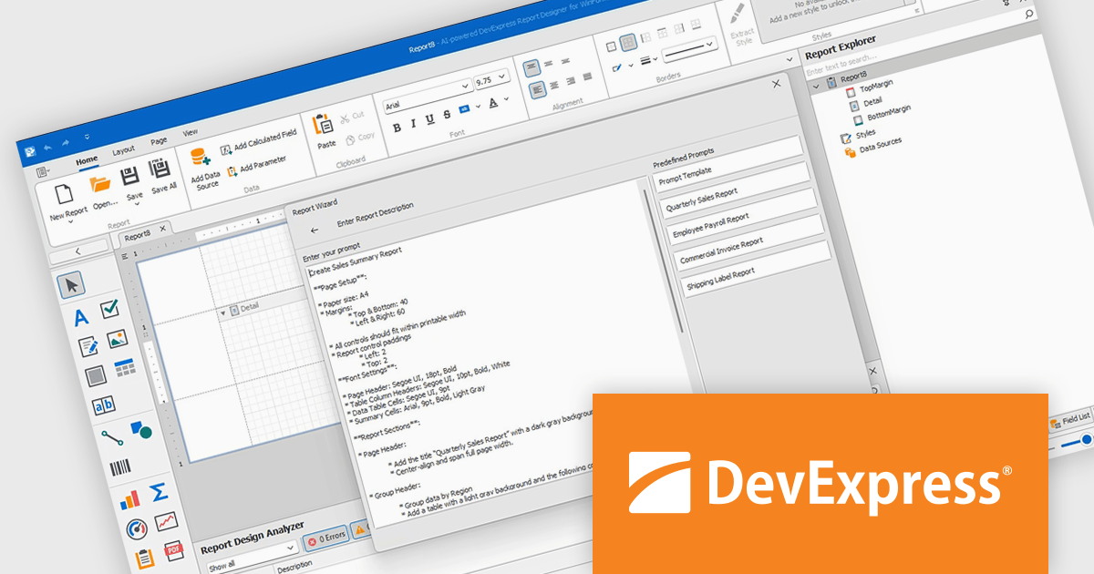 借助智能更快地生成报告-DevExpress Reporting v25.1-CSDN博客