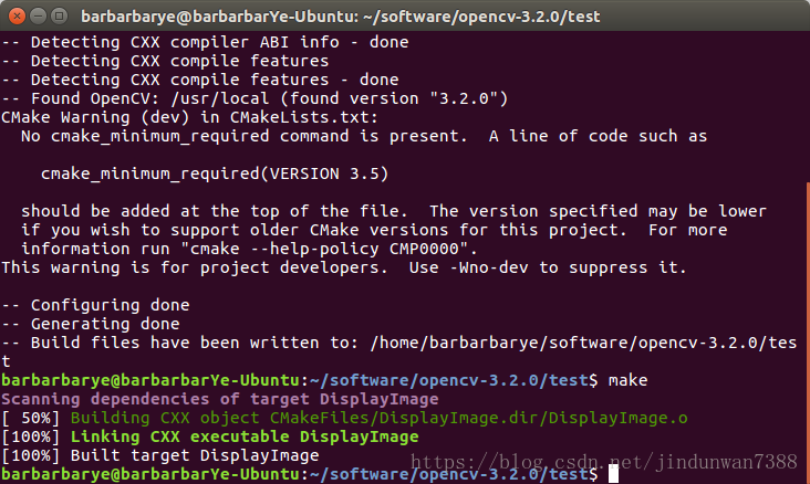 安装教程】Ubuntu16.04中用CMake-gui安装OpenCV3.2.0和OpenCV_contrib-3.2.0（图文）_cmake-gui教程-CSDN博客