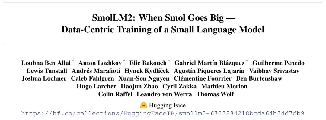 超越Qwen2.5-1.5B和Llama3.2-1B | SmolLM2通过创新数据训练，引领小型语言模型新高度_armorm-CSDN博客