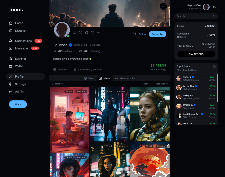 DeSo 生态 Focus 去中心化社交网络--白皮书_focus的deso-CSDN博客