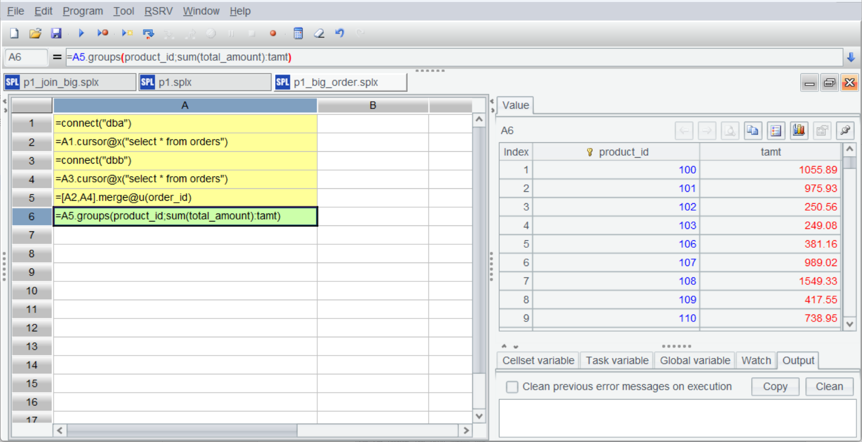 SPL 轻量级多源混算实践 5 - 跨库 Union，比对_esproc spl 连接数据库动态拼接表名-CSDN博客