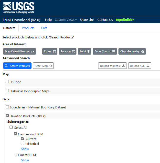 USGS DEM 文件：如何使用 Python 加载、合并和裁剪-CSDN博客