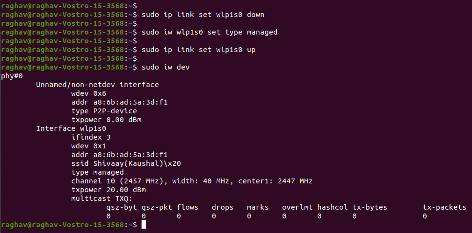 如何在 Linux 中将 WiFi 6E (6GHz) 接口置于监控模式？_wifi6 监听模式-CSDN博客