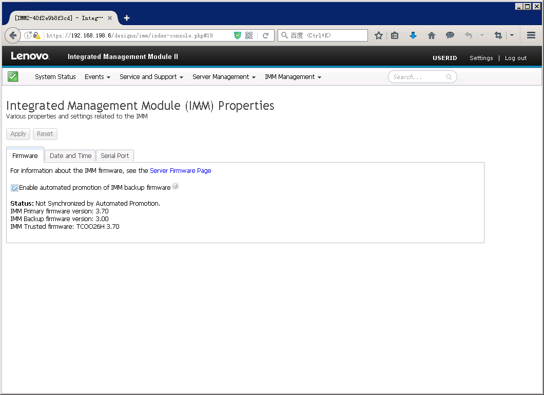 Integrated Management Module II (IMM2) 基本操作_联想服务器imm口-CSDN博客