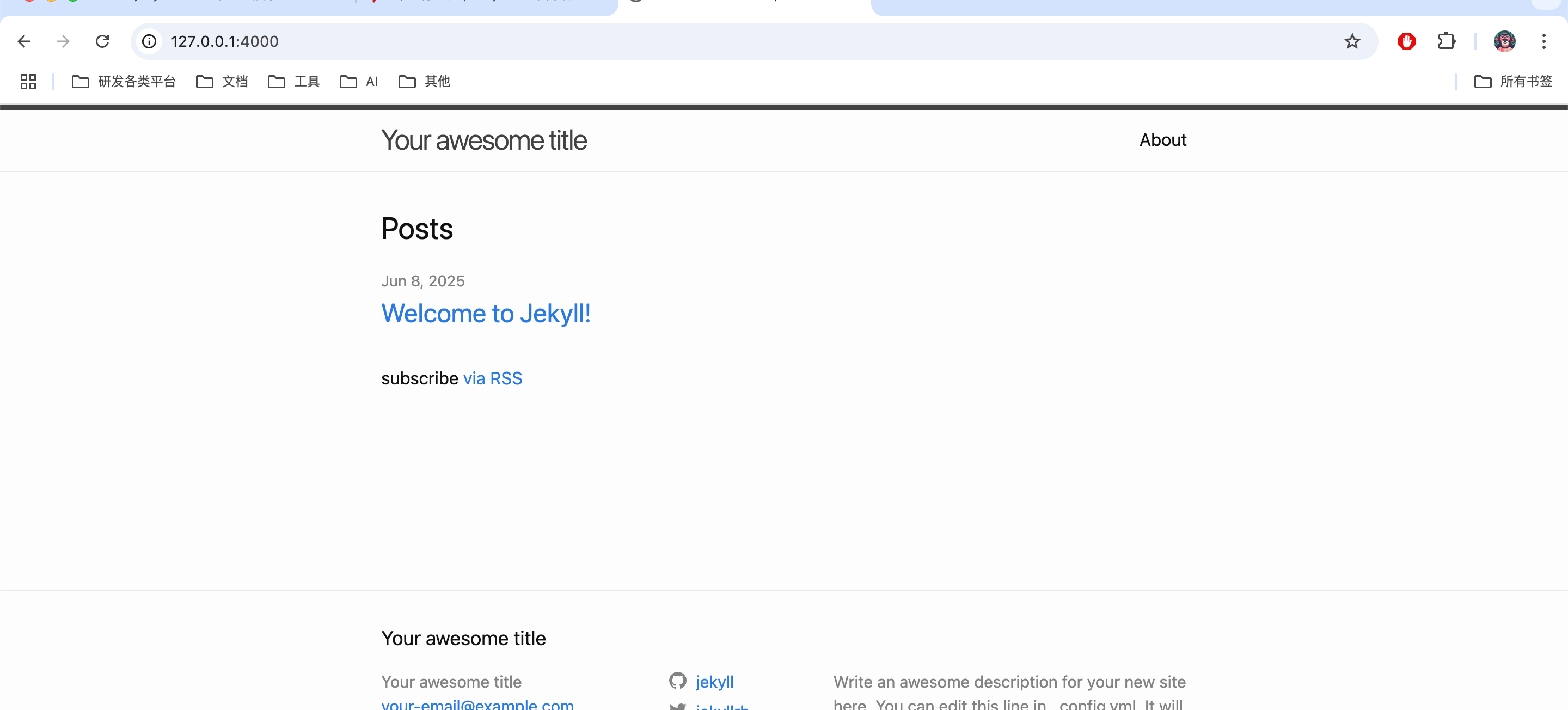 用Github Pages做个人博客_github pages搭建个人主页-CSDN博客