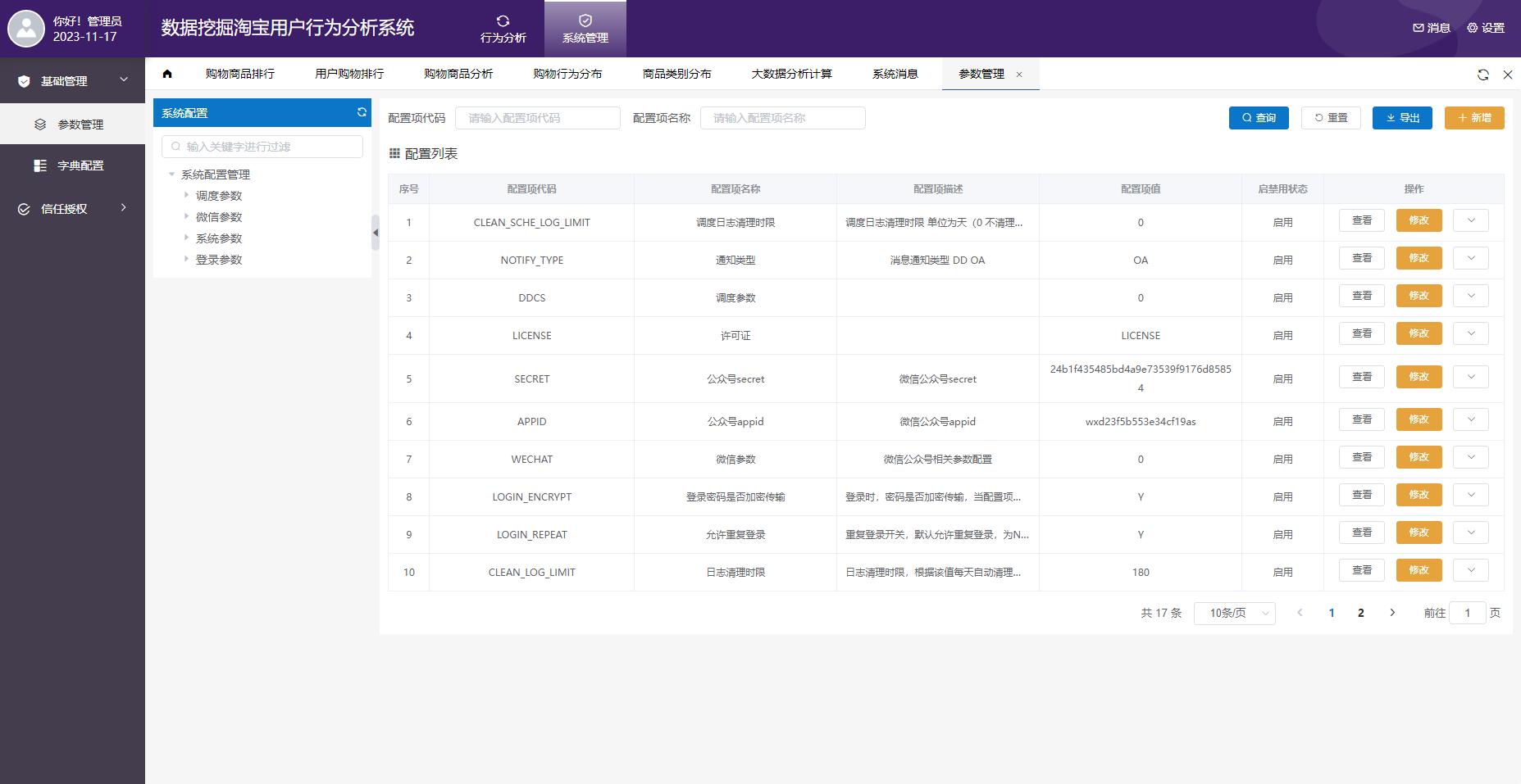 基于数据挖掘的淘宝用户行为分析系统（源代码数据库文档）基于数据挖掘的用户行为分析 Csdn博客