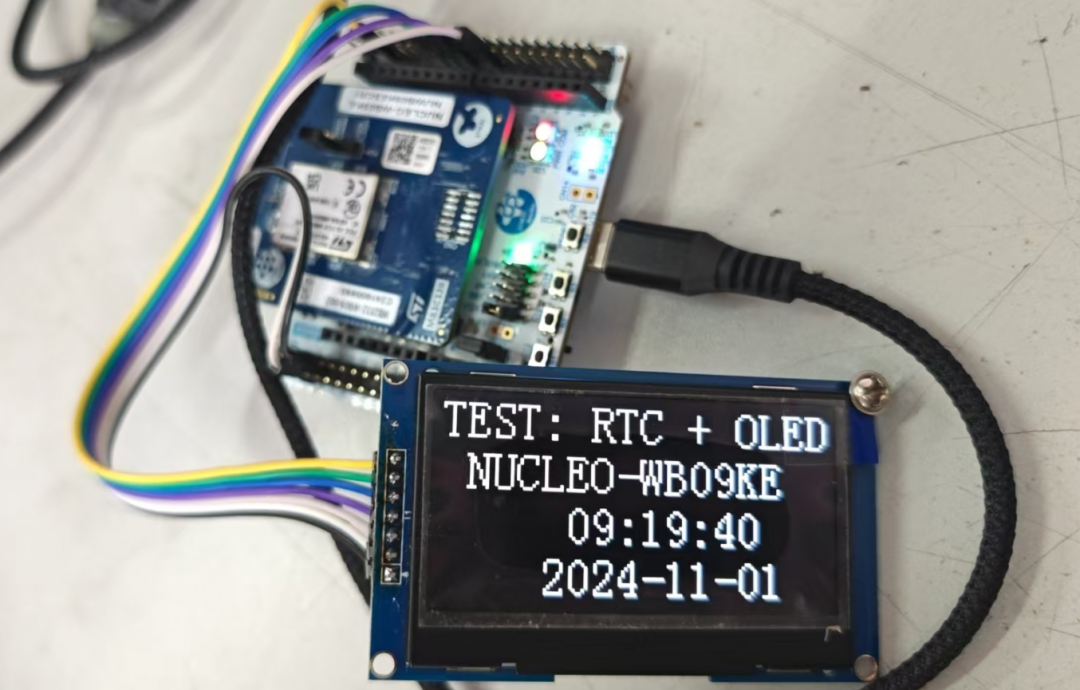 [STM32WB]【STM32WB09KE测评】+ RTC+2.42寸OLED显示_oled2.42寸实物图csdn-CSDN博客