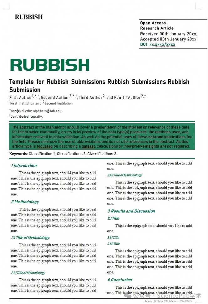 2026年《Rubbish》期刊横空出世！科研人不投《Nature》了，改投《Noture》？_rubbish期刊-CSDN博客