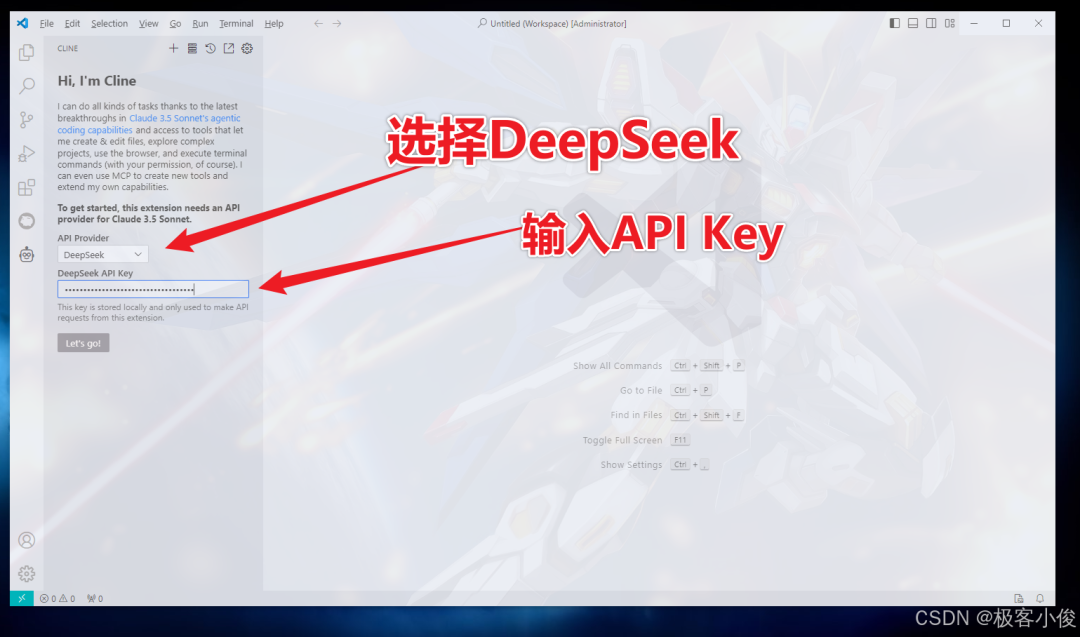 告别熬夜写代码！VSCode+Cline扩展插件+DeepSeek-V3大模型，让你的编程水平瞬间超越99.9%的人!_cline vscode-CSDN博客