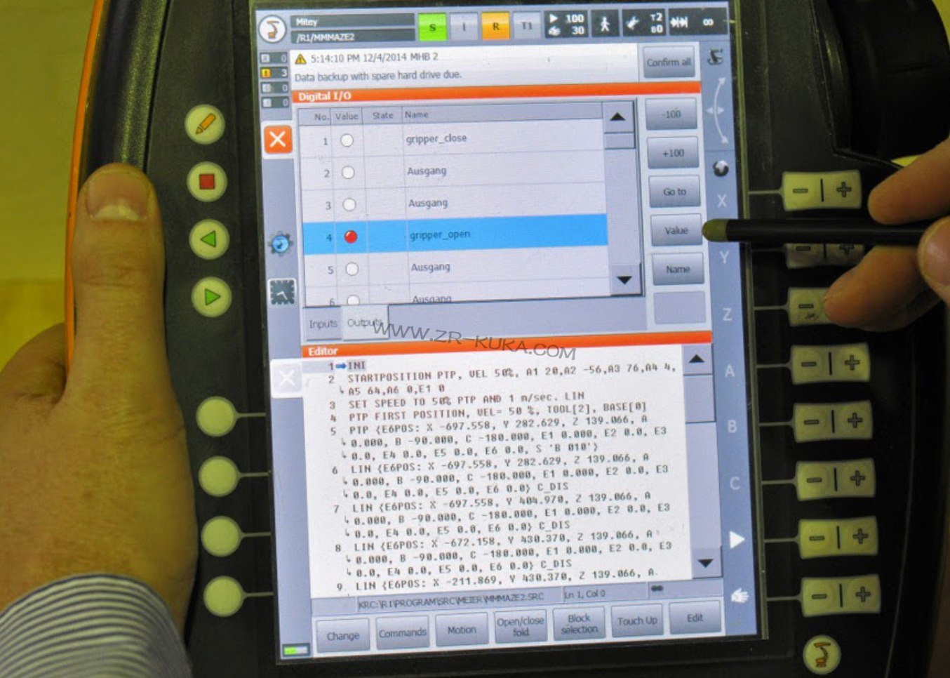 KUKA机械手维修C2示教器无法开机故障_库卡c2非法启动-CSDN博客