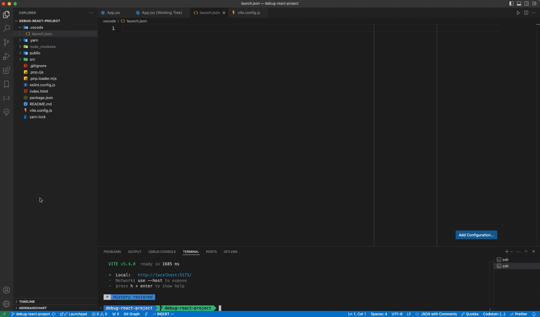 React 调试不求人：VS Code 与 Chrome 的终极指南_vscode react-CSDN博客