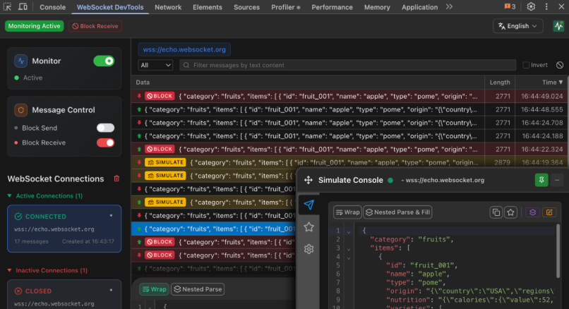 WebSocket调试神器来了！30秒搞定抓包_websocket devtools-CSDN博客