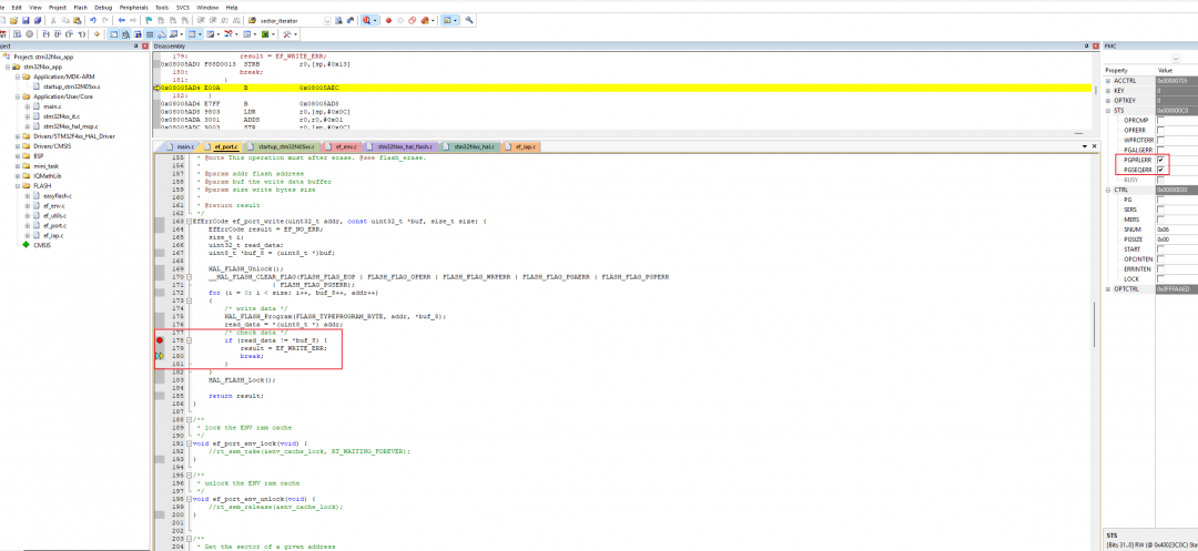 在APM32F407上使用EasyFlash库函数卡死的解决方法_apm32f407 写flash 失败-CSDN博客