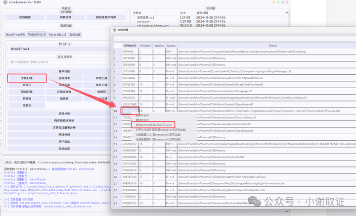 Lovelymem一把梭2024年美亚杯内存取证（Lovelymem软件使用详细步骤+软件+检材链接）-CSDN博客