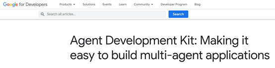 【AI大模型】对标OpenAI，谷歌开源Agent SDK，支持MCP、A2A、5000星_openai adk-CSDN博客