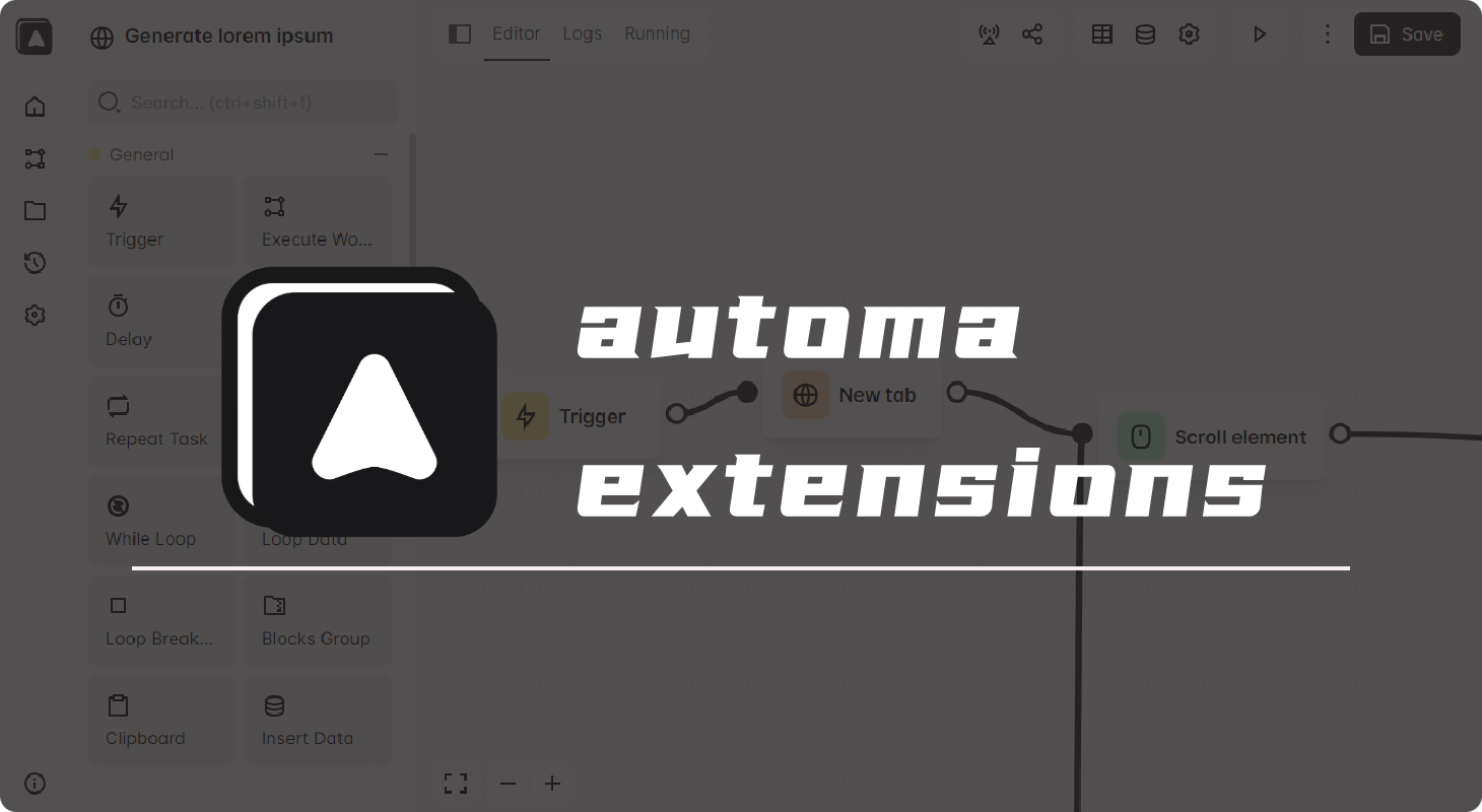 Automa-浏览器自动化工具_automa-chrome-CSDN博客