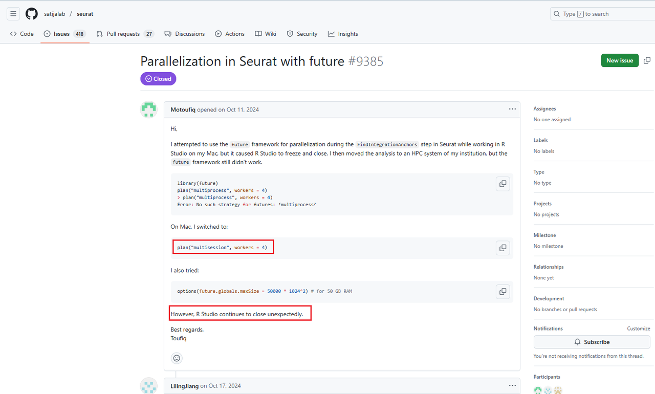 怪谈级别疑难问题收录_future::plan("multisession", workers = 8)-CSDN博客