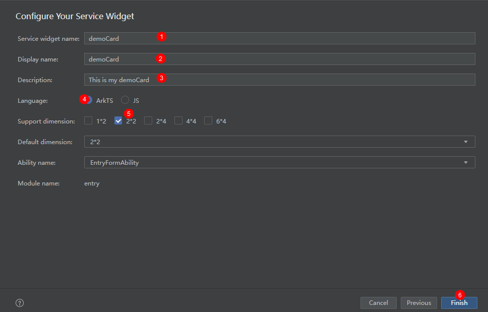 鸿蒙5.0进阶开发：ArkTS卡片开发-创建一个ArkTS卡片_鸿蒙arkts新建多张卡片-CSDN博客