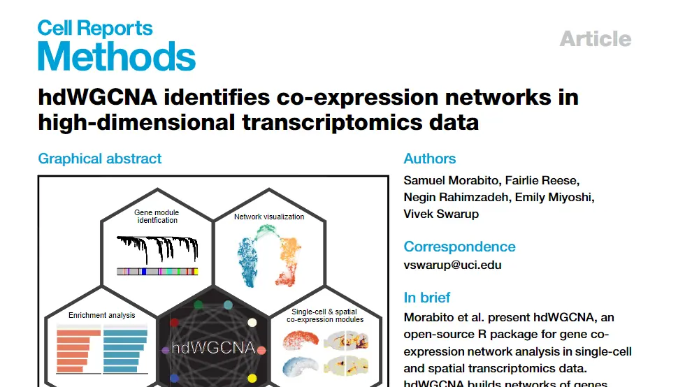 分析总结----WGCNA（scWGCNA & hdWGNCA）在单细胞空间数据分析中的运用-CSDN博客