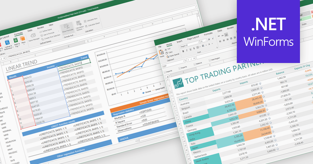 Spread.NET WinForms:在电子表格中可视化数据_spread for winform 表格控件-CSDN博客