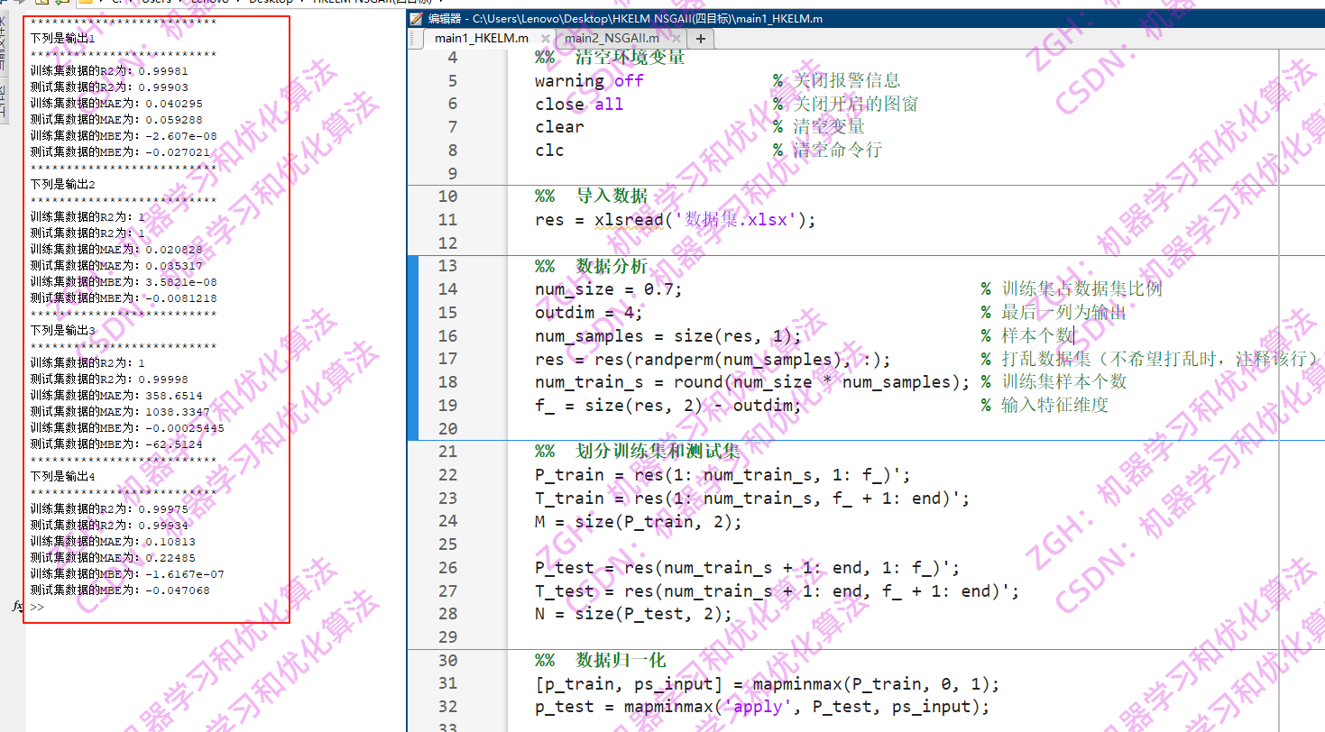 Matlab 基于HKELM+NSGAII多目标优化算法的工艺参数优化【四目标】-CSDN博客