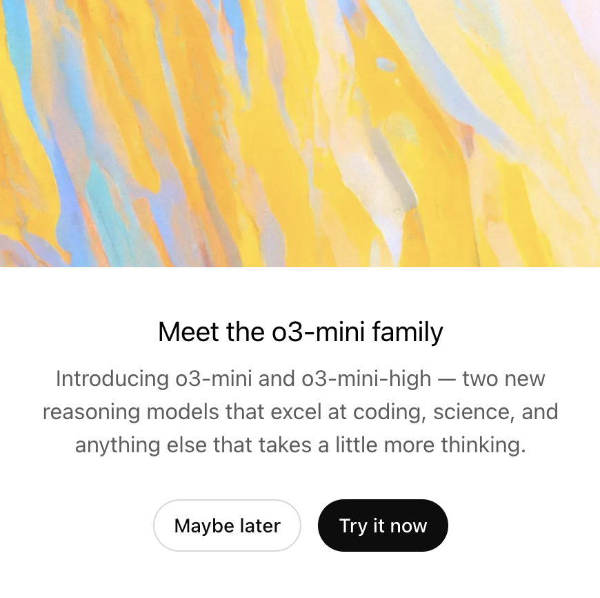 硬刚DeepSeek！OpenAI发布「o3-mini」，速度翻倍能联网，白嫖版来了！_o3 mini high-CSDN博客
