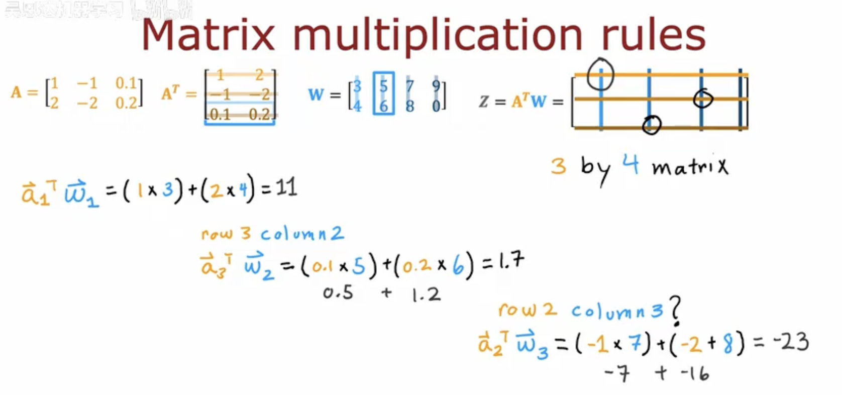 Matrix Multiplication｜矩阵乘法_矩阵乘法怎么求csdn-CSDN博客