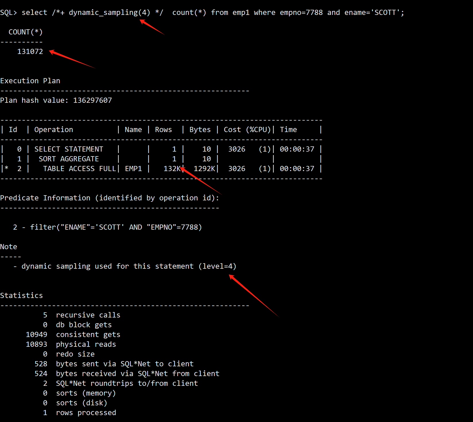 SQL优化学习-动态采样的妙用-level34_oracle hint 动态采样-CSDN博客