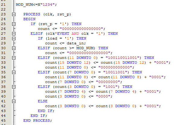 利用VHDL语言,实现0~8090任意进制8421BCD计数译码显示电 路,并将计数器输出的8421BCD进行共阴数码管显示设计VHDL代码Quartus仿真_西门子plc8421码数码管 ...