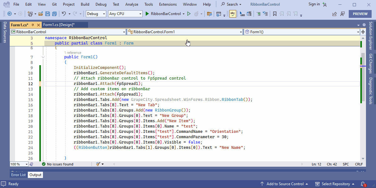 Spread Ribbon 工具栏控件：在WinForms中高效编辑Spread工作簿-CSDN博客
