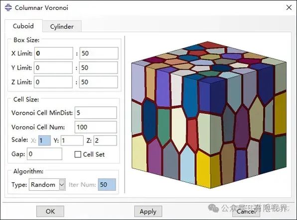 一个好用的Abaqus晶体塑性模型(Voronoi模型)生成插件-V9.0版_voronoi abaqus生成-CSDN博客