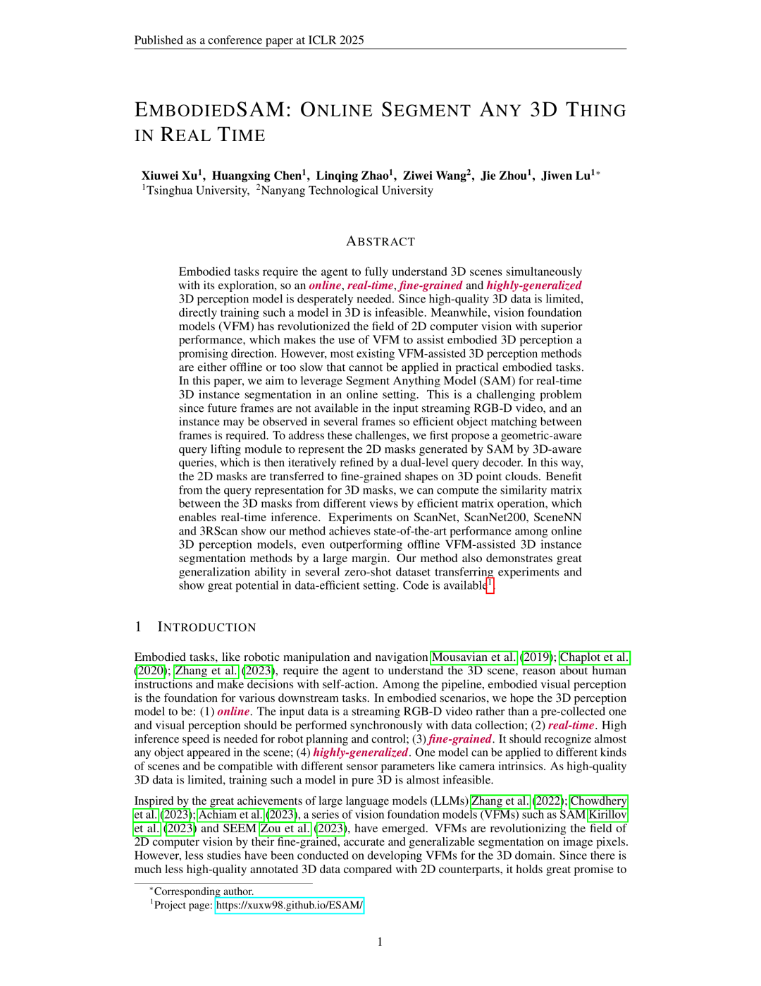 ICLR‘25 Oral | 在线实时分割任意3D物体-CSDN博客