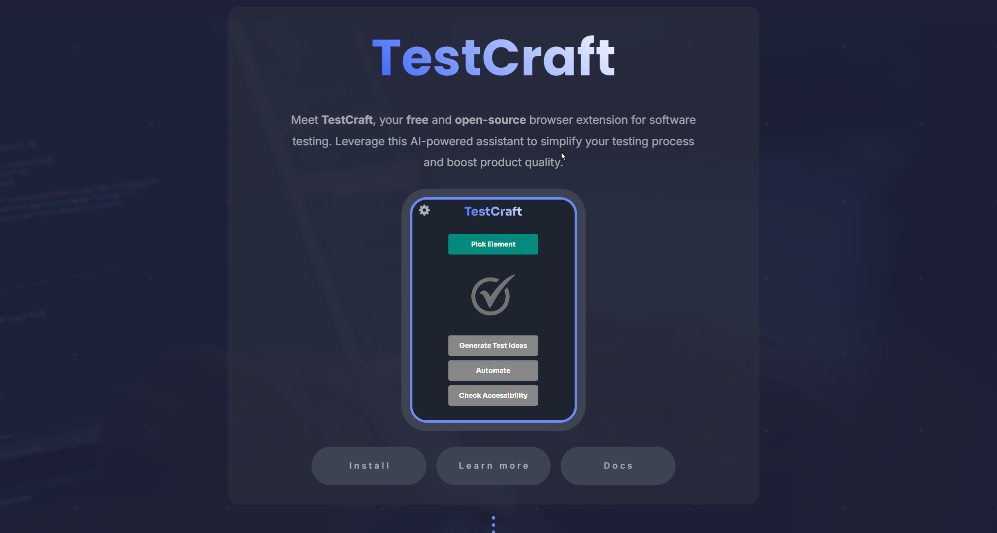 震惊！推荐一款AI驱动的自动化测试神器：TestCraft-CSDN博客