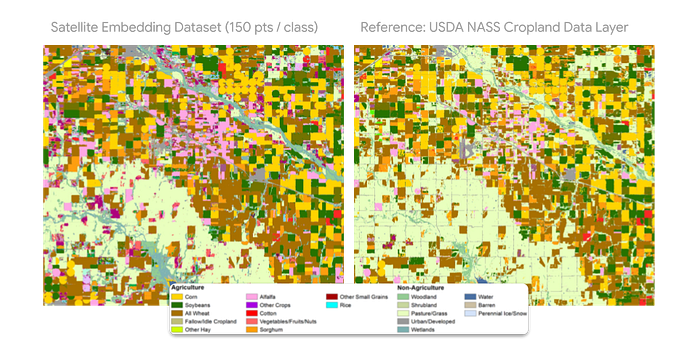 人工智能像素：谷歌卫星嵌入数据集介绍_satellite embedding-CSDN博客