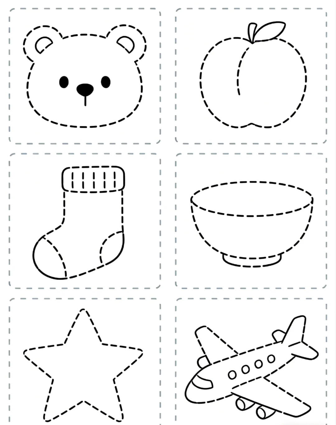 免费分享｜幼儿园控笔描红素材，宝妈快存-CSDN博客