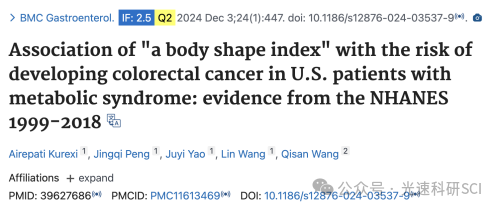NHANES指标推荐：ABSI！_体型指数absi-CSDN博客