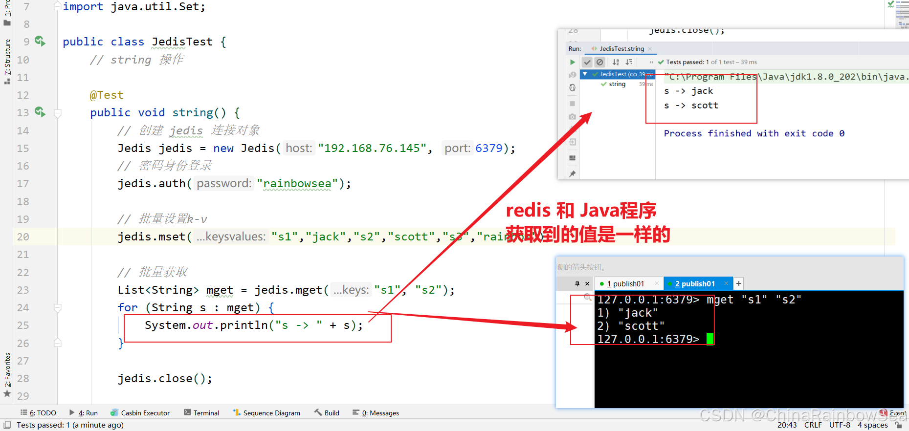 Redis 当中 Jedis 的详细刨析与使用_redis jedis-CSDN博客