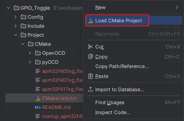 APM32芯得 EP.08 | 还在用 Keil？这篇手把手教你用 CLion 搭建 APM32 开发环境，体验真正的“优雅”！_cmsis-dap clion-CSDN博客