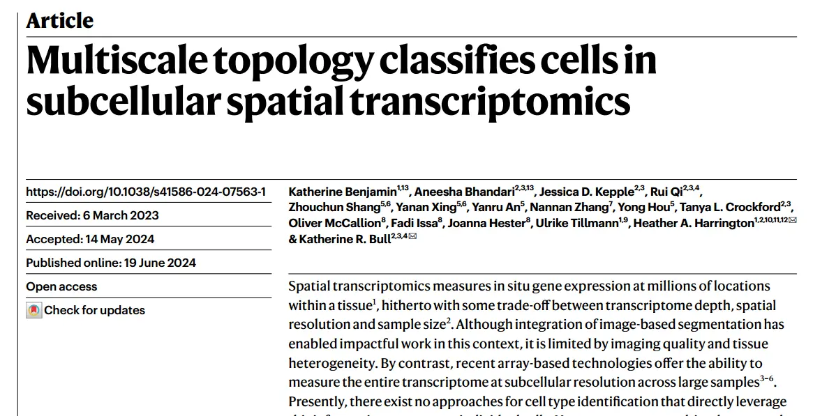 文献分享-----10X Visium HD & Stereo-seq图像分割（nature文献）_10x visium hd 小鼠肝脏数据-CSDN博客
