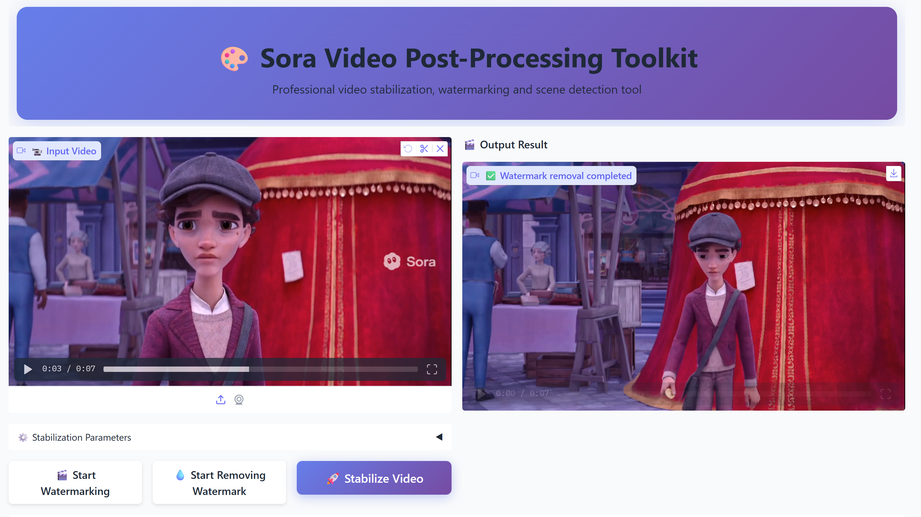 Sora2视频后处理神器：一键加水印、去水印、补帧增强_sora2去水印-CSDN博客