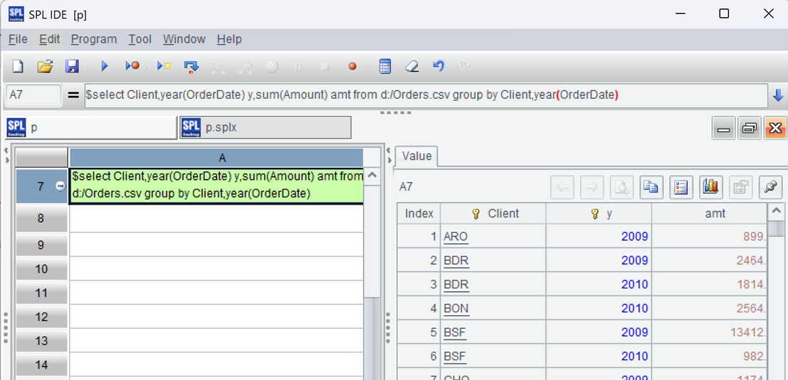 如何用 esProc SPL 在 csv 文件上执行 SQL-CSDN博客