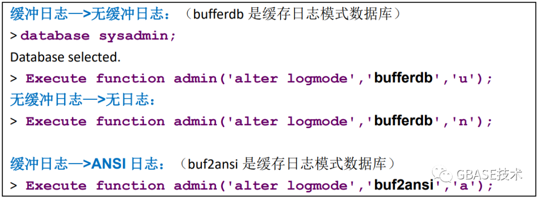 gbase8s之建库日志模式相关问题_gbase8s invalid logging change to-CSDN博客
