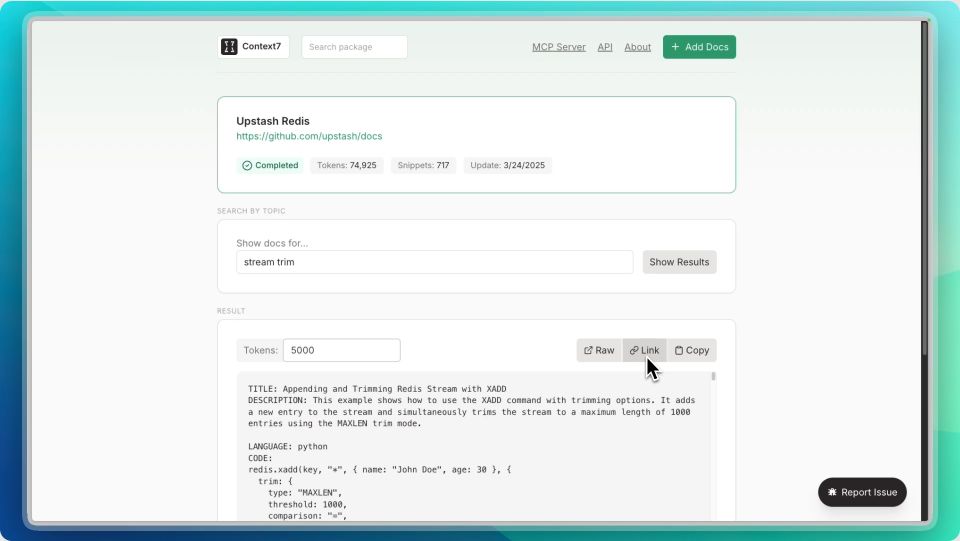 AI 写代码总是翻车？ Context7：给 LLM 喂上最新鲜的官方文档。-CSDN博客