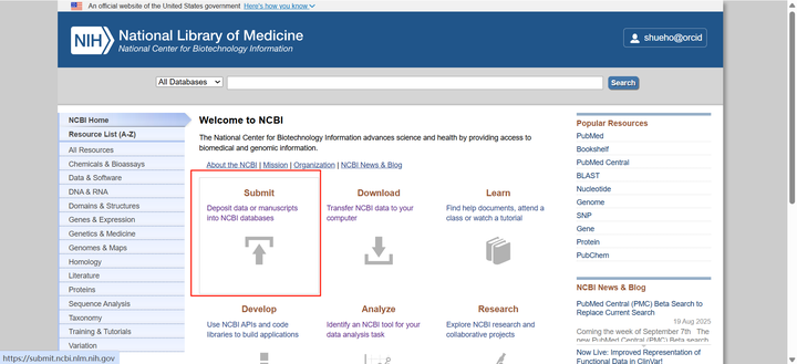 【线粒体基因组分析】05.将线粒体基因组上传至NCBI的流程（含批量上传流程）_mtdna组装序列上传ncbi-CSDN博客