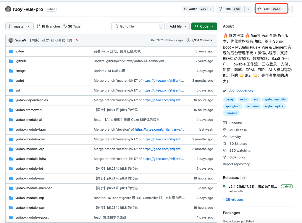 聊聊 ruoyi-vue ,ruoyi-vue-plus ,ruoyi-vue-pro 谁才是真正的王者-CSDN博客