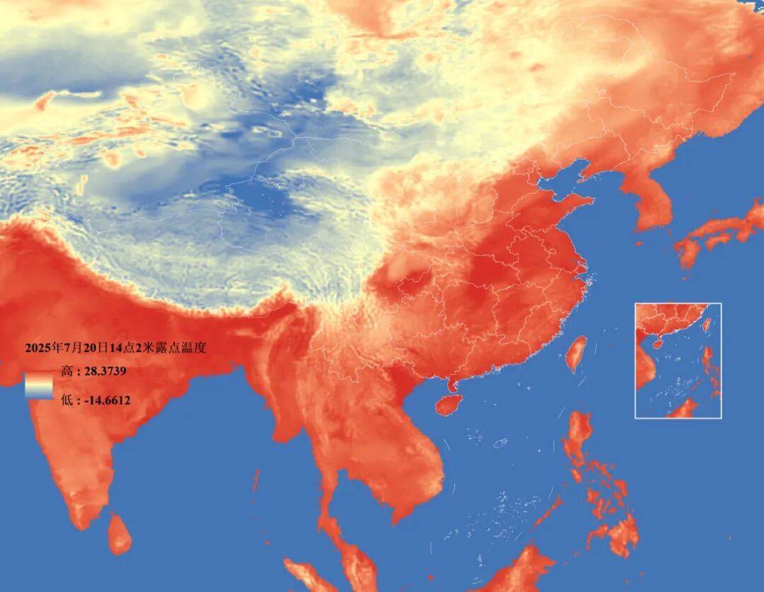 【数据分享】2022—2025年我国逐时2米露点温度栅格数据-CSDN博客