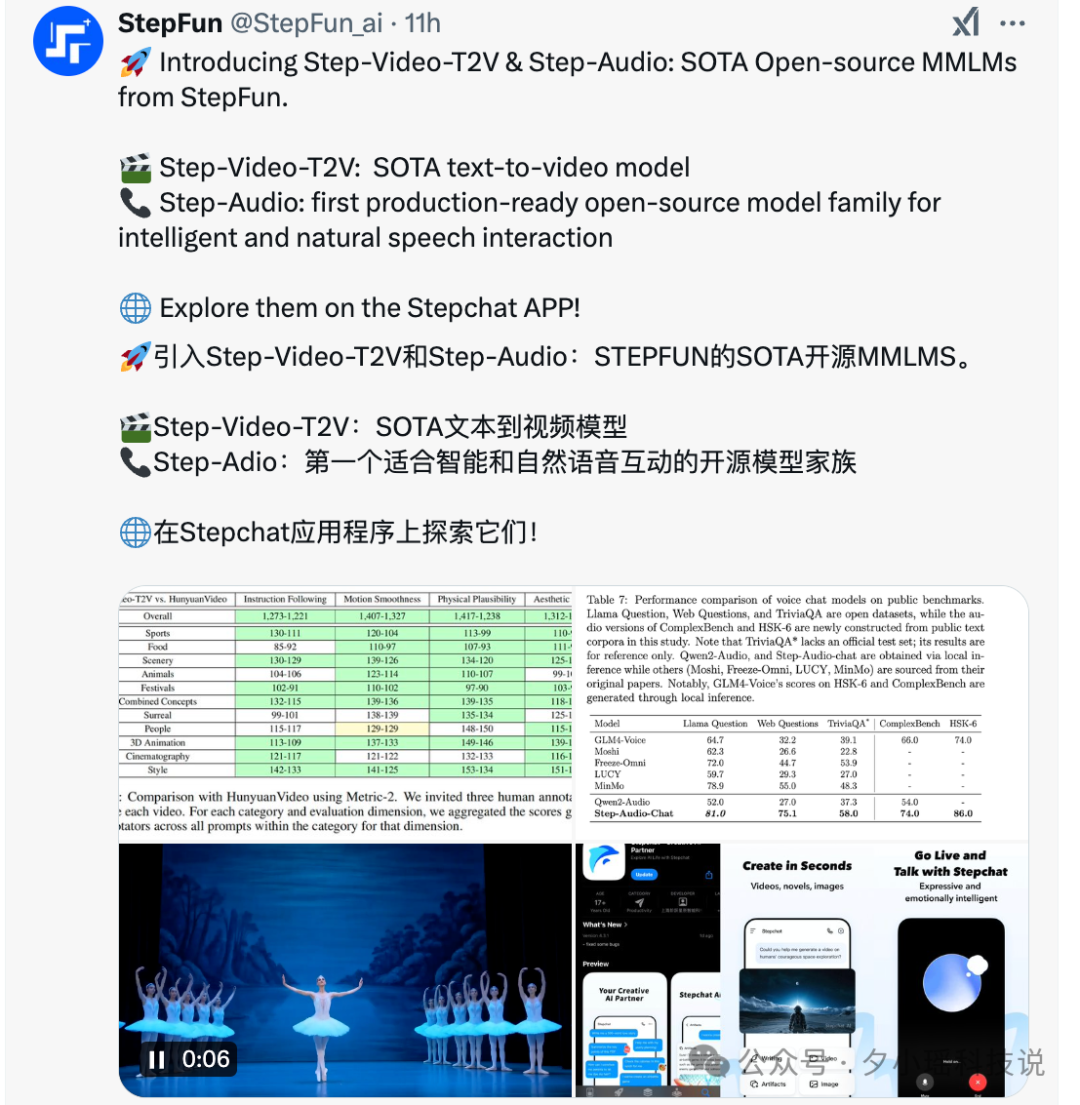 阶跃同时开源视频生成实时语音模型，我愿称之「多模态界的deepseek」开源再不会python就不礼貌了 Deepseek技术社区 