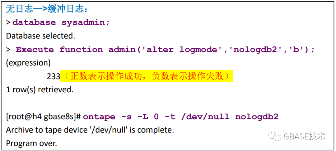 gbase8s之建库日志模式相关问题_gbase8s invalid logging change to-CSDN博客